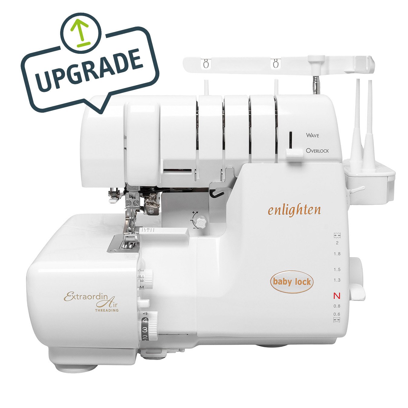 Baby Lock enlighten Overlockmaschine – Upgrade 2020 mit Jet-Air-System ...